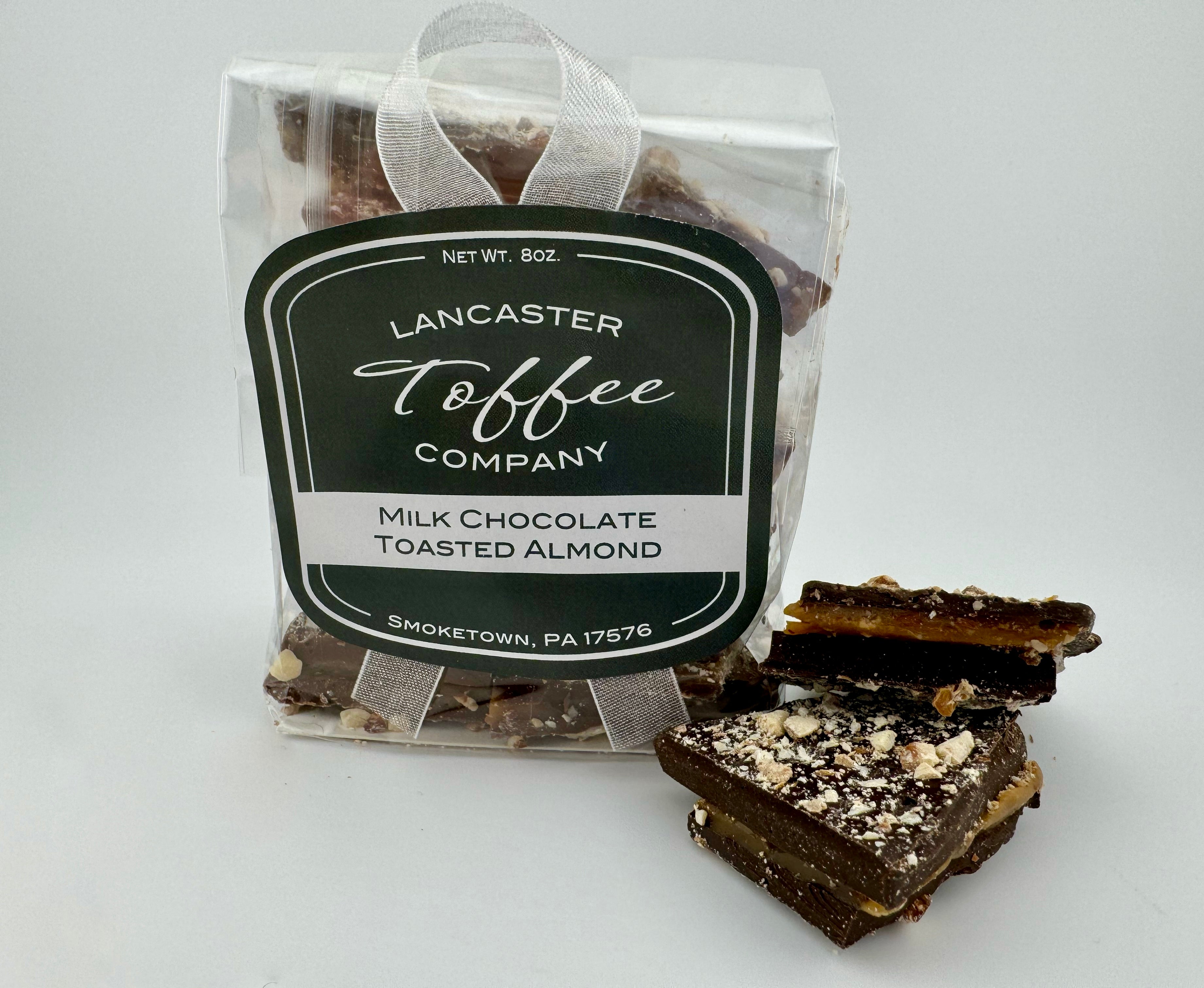 Milk Chocolate Toasted Almond Toffee – Sweet As Fudge